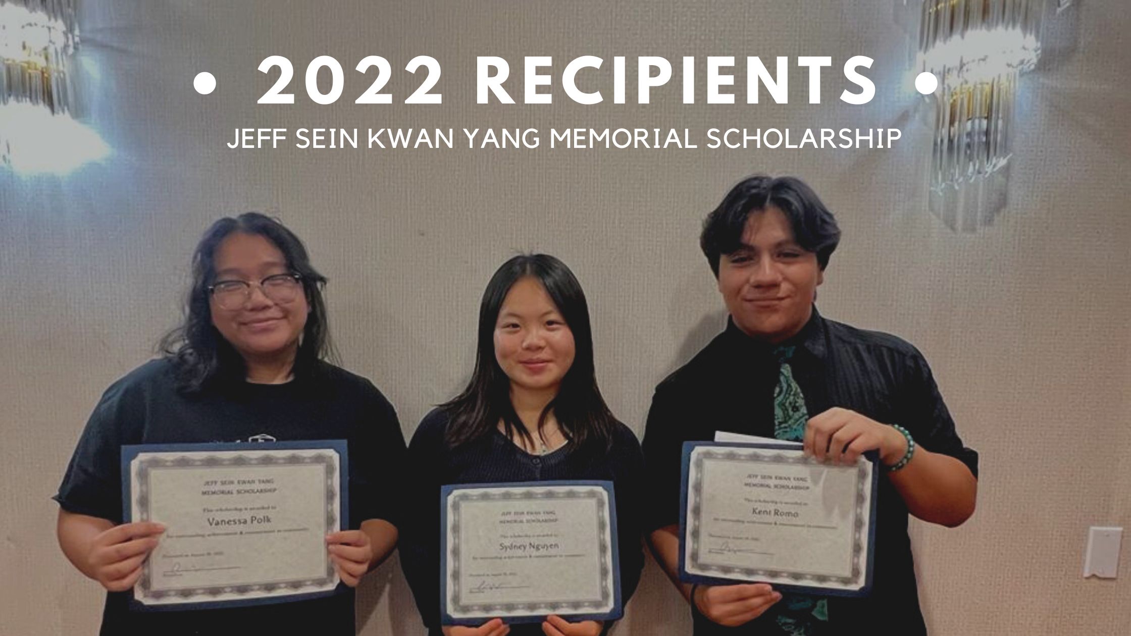 2022 Recipients – Jeff Sein Kwan Yang Memorial Scholarship – JSKY ...